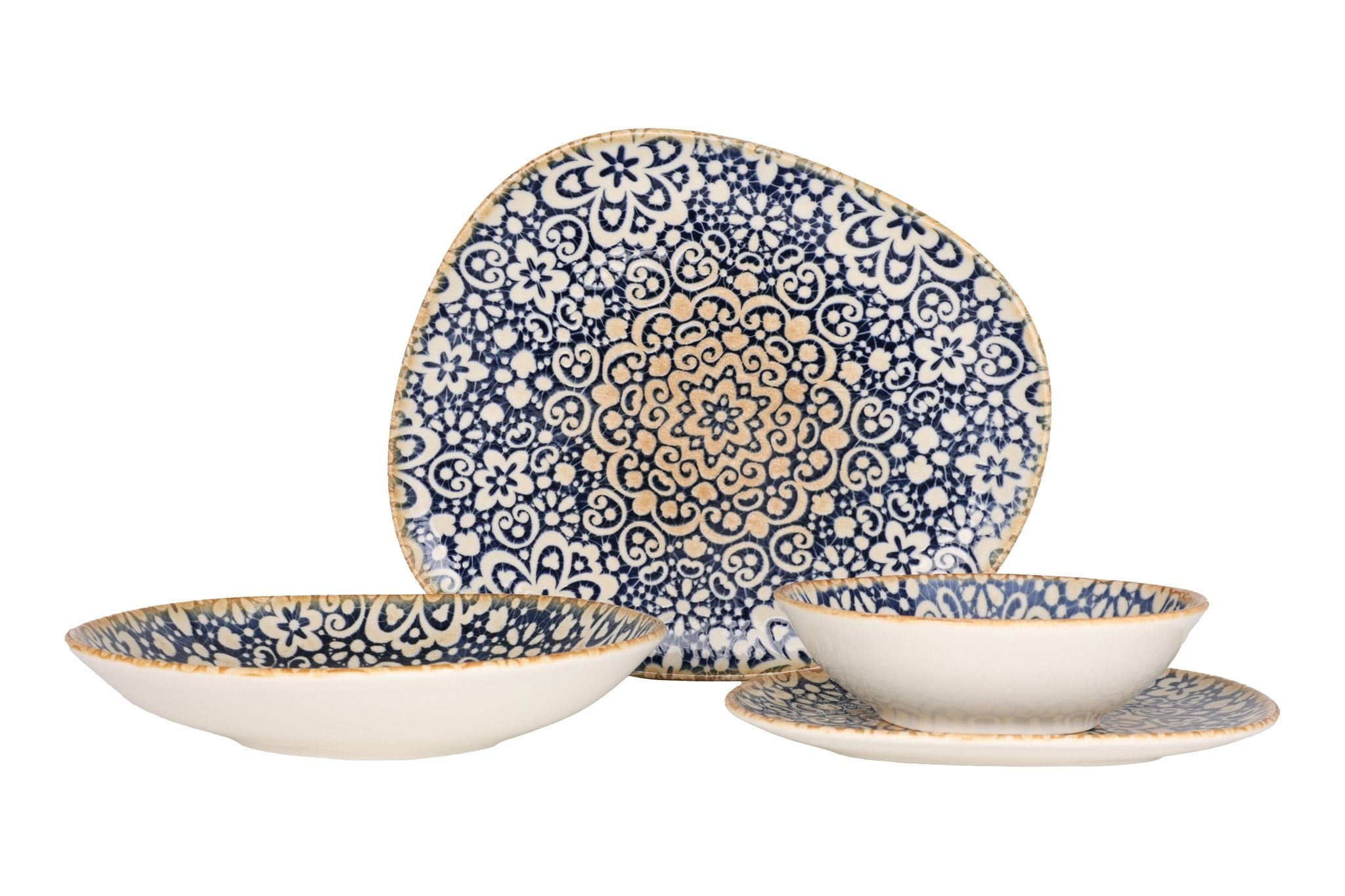 Bonna Alhambra oval dinnerware Set - 24 pieces - 6 persons ...