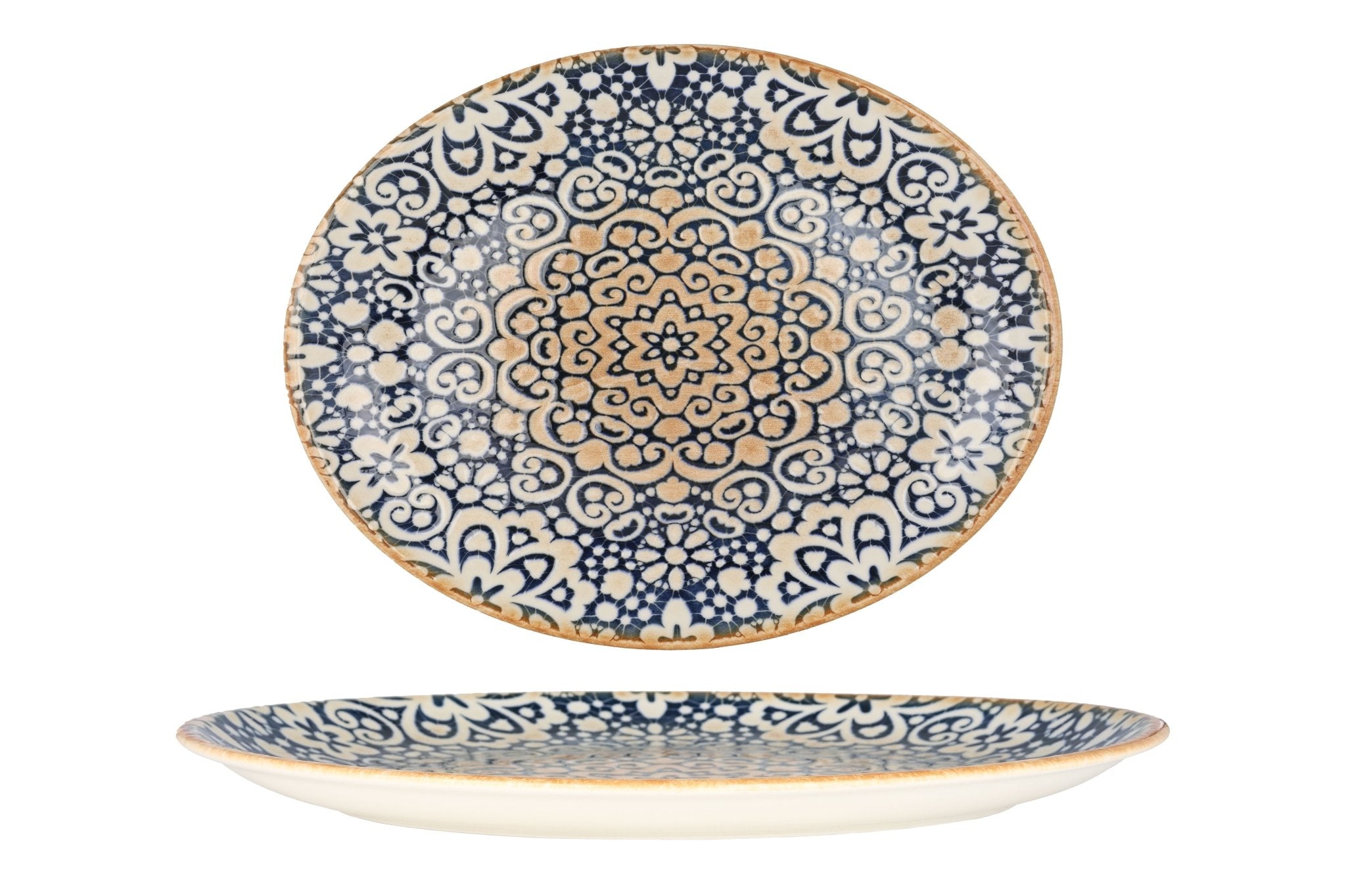 Bonna porcelain - Alhambra - oval service plate 36 cm - Chaplinhome ...