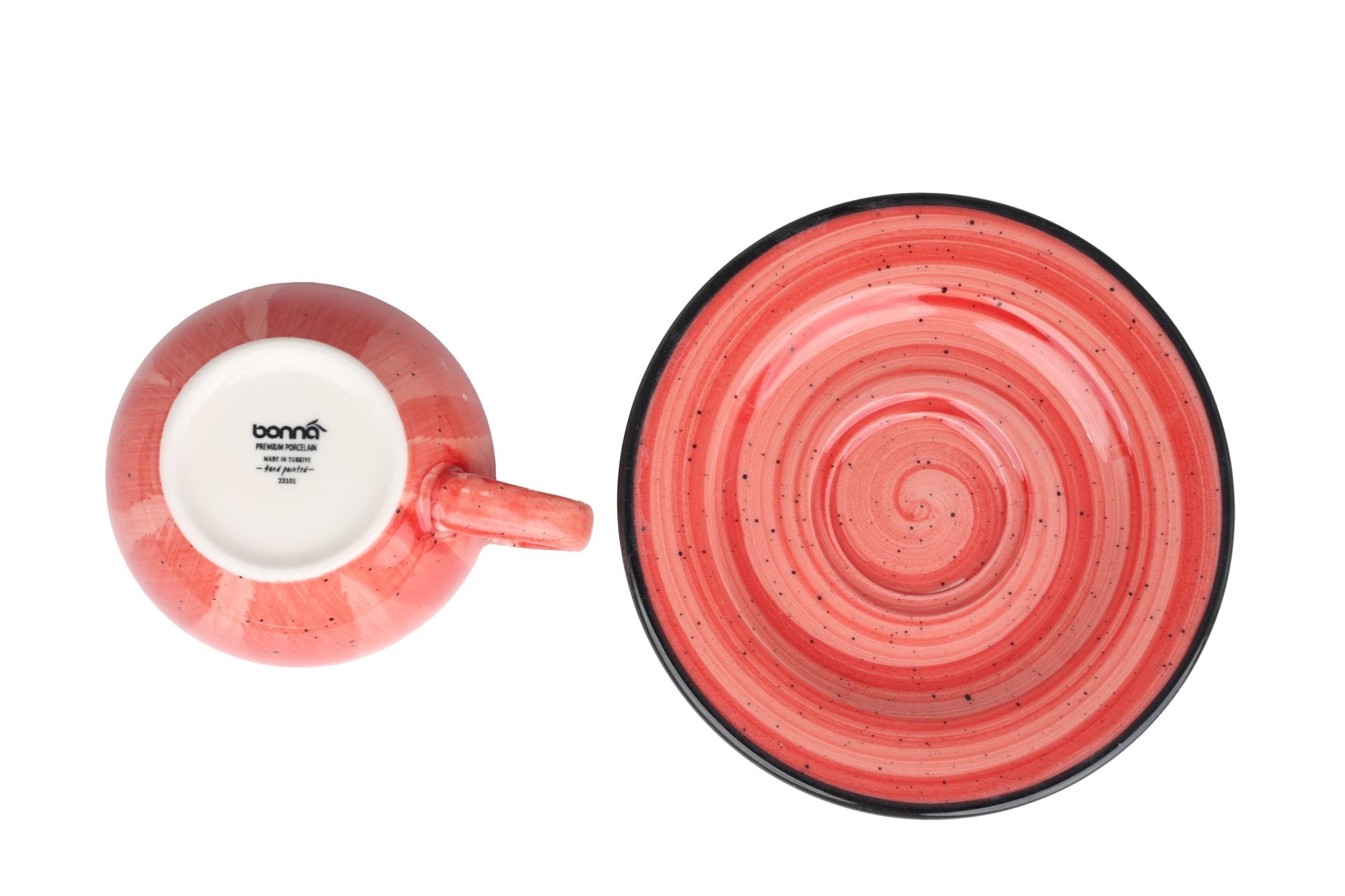 Bonna Aura Passion - Coffee cups & saucer set of 6 - Chaplinhome ...
