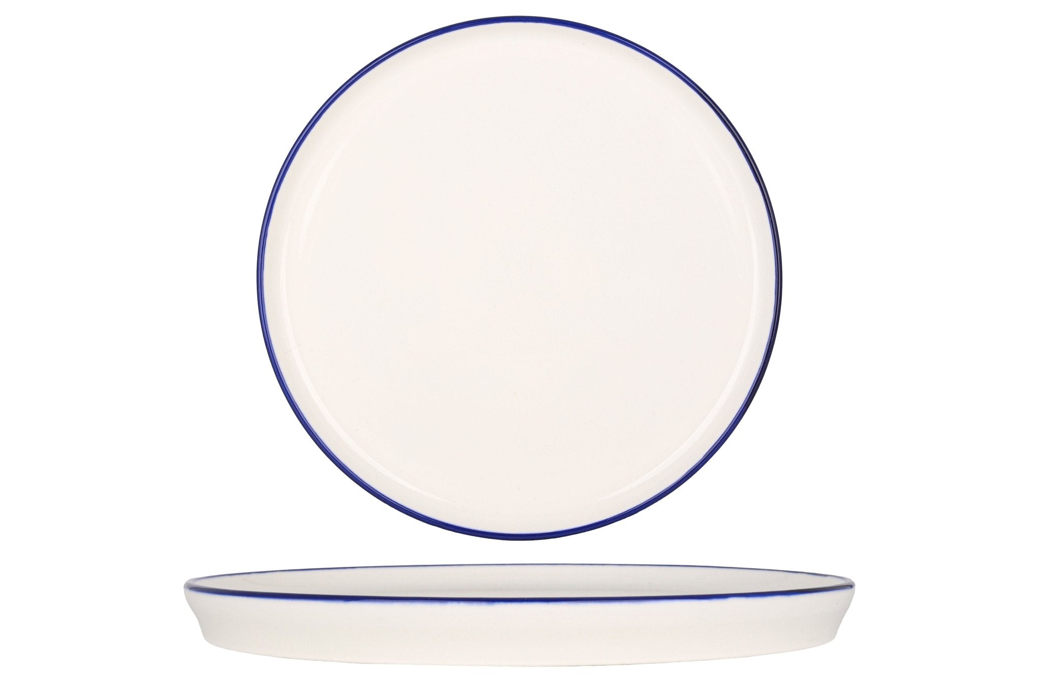 Rinart Blue Edge - dinner plate 28 cm - Chaplinhome Tableware – Chaplin ...