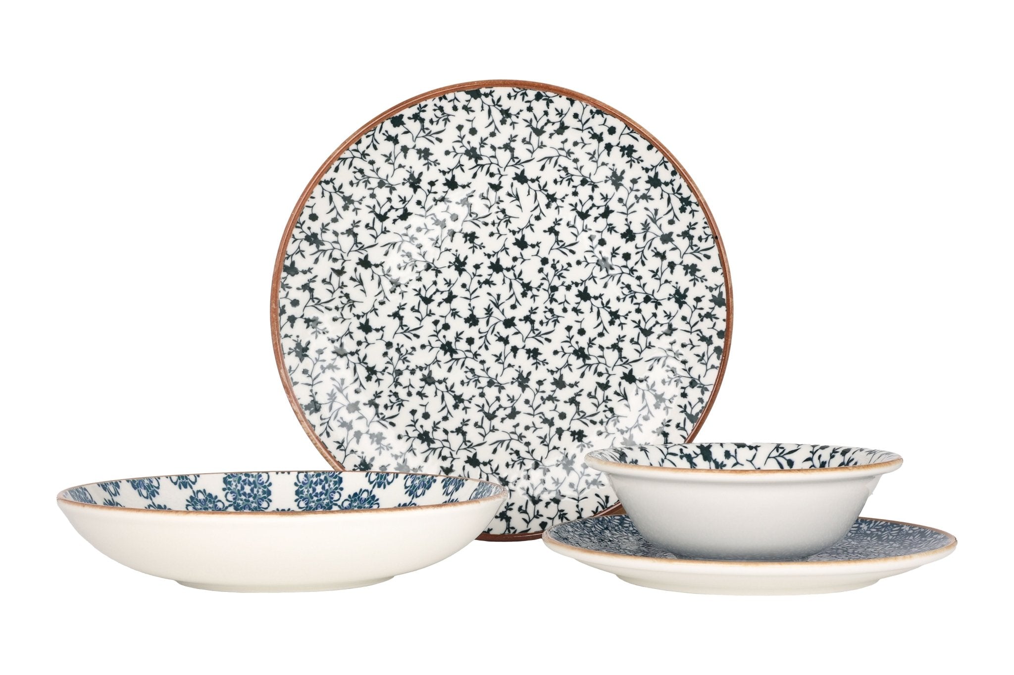 Bonna Calif dinnerware Set - 24 pieces - 6 persons - Chaplinhome ...