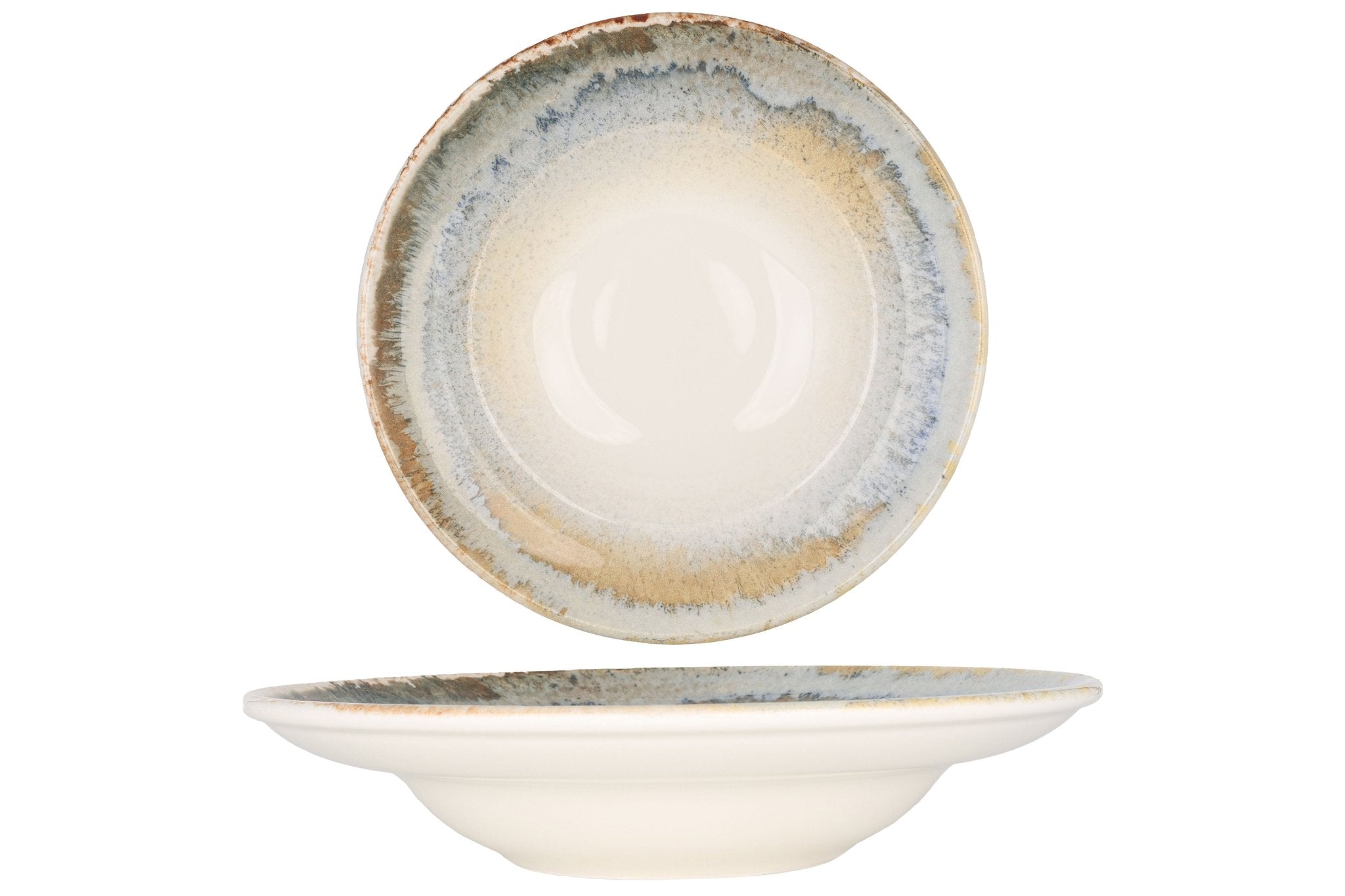 Bonna Knidos 27 cm Pasta Plate – 400 cc, High-Quality Porcelain ...