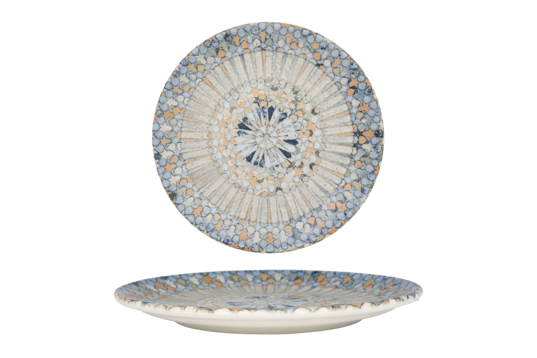 Bonna Luca Mosaic - flat plate 19 cm - premium porcelain - Chaplinhome ...