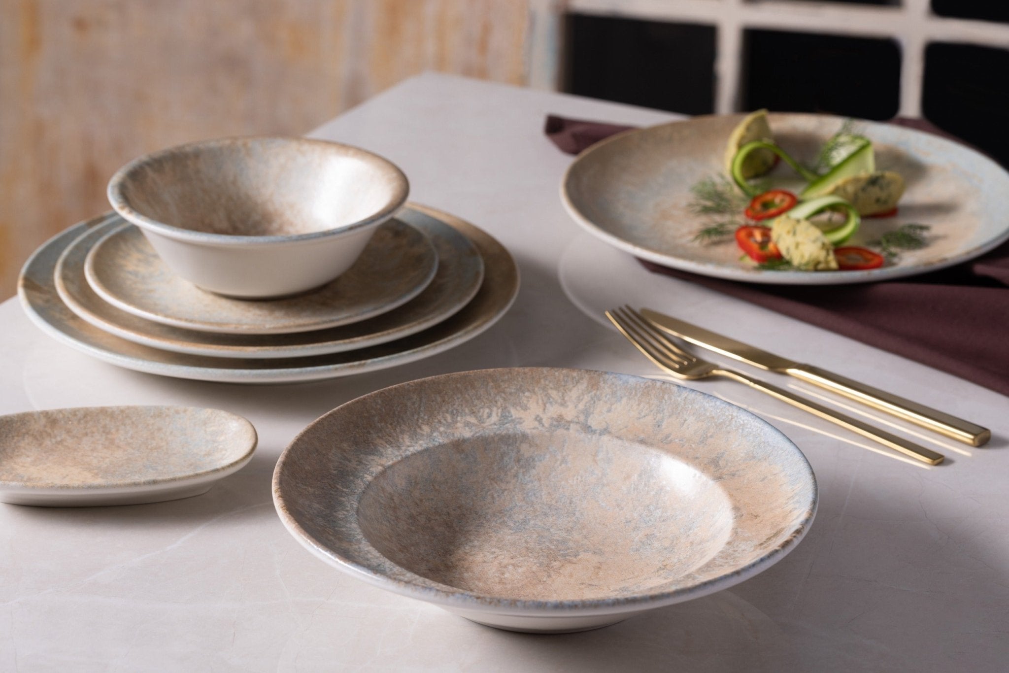 Bonna Luz dinnerware Set - 24 pieces - 6 persons - Chaplinhome ...