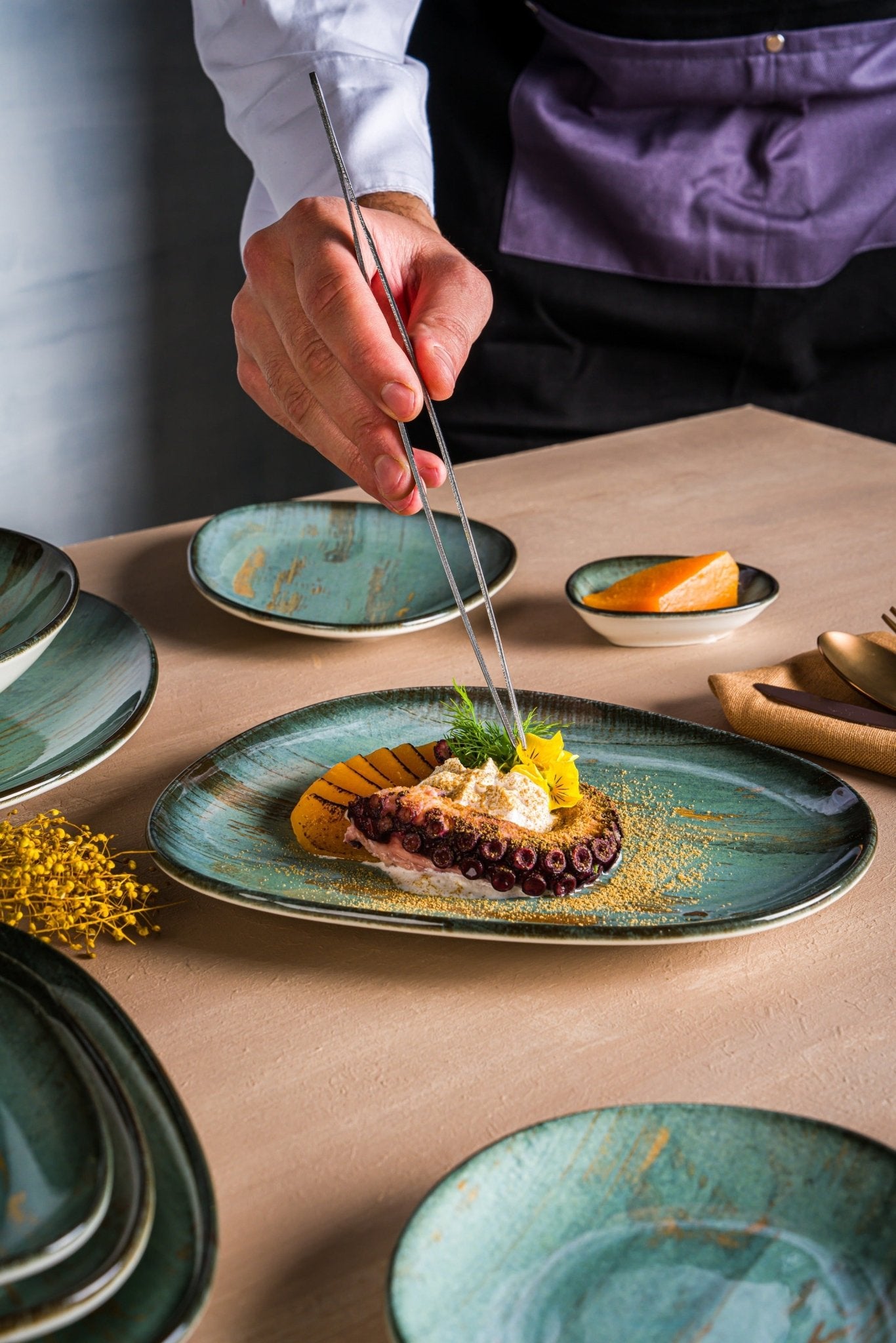 Bonna premium porcelain - Madera - flat plate 30 cm - Chaplinhome ...