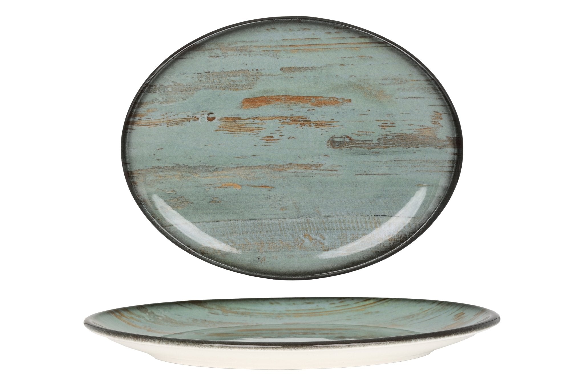 Bonna premium porcelain - Madera - service plate 36x28 cm – Chaplin Home