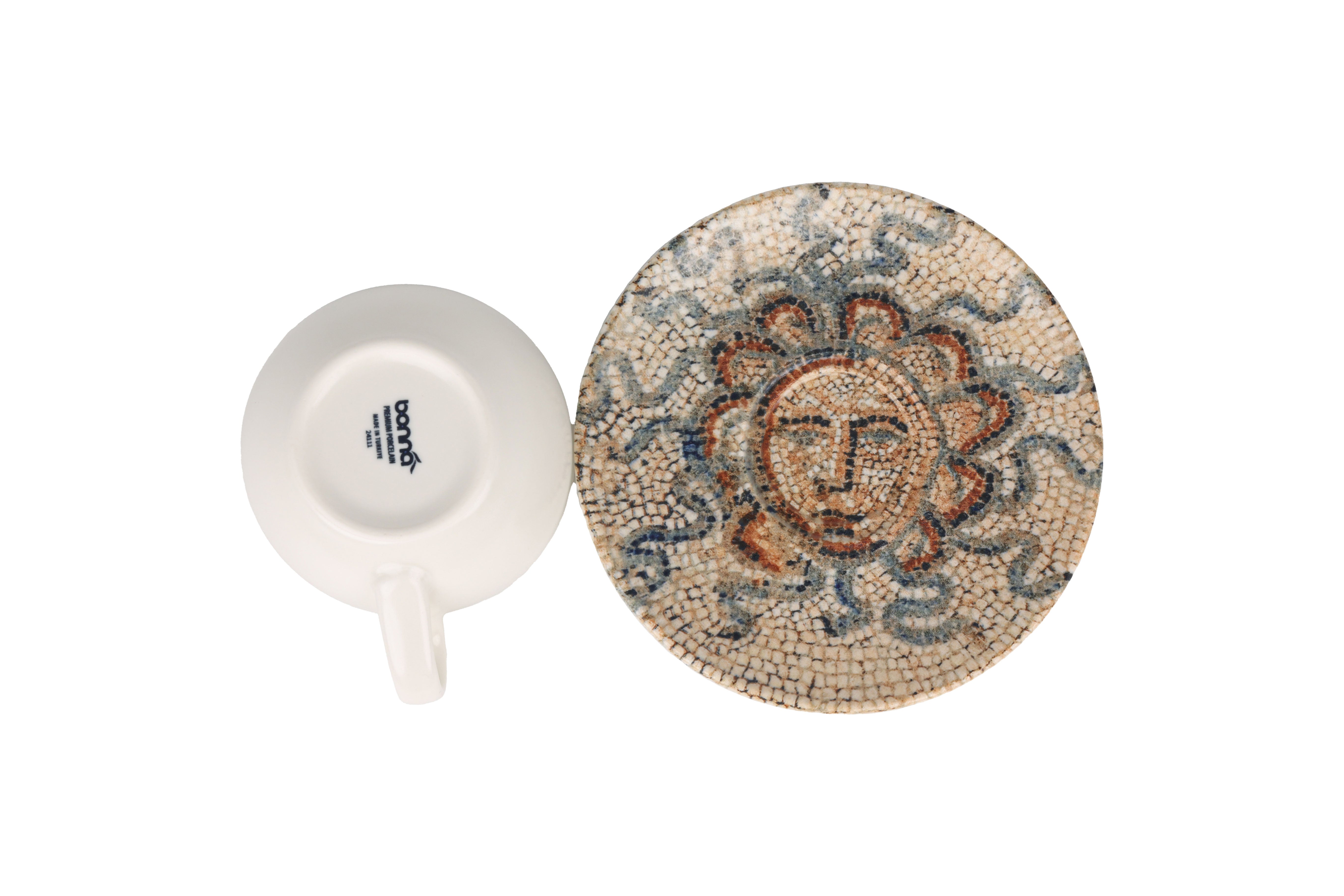 Bonna Mesopotamia Coffee Cup and Saucer Set 6 Persons 250 cc – Chaplin Home