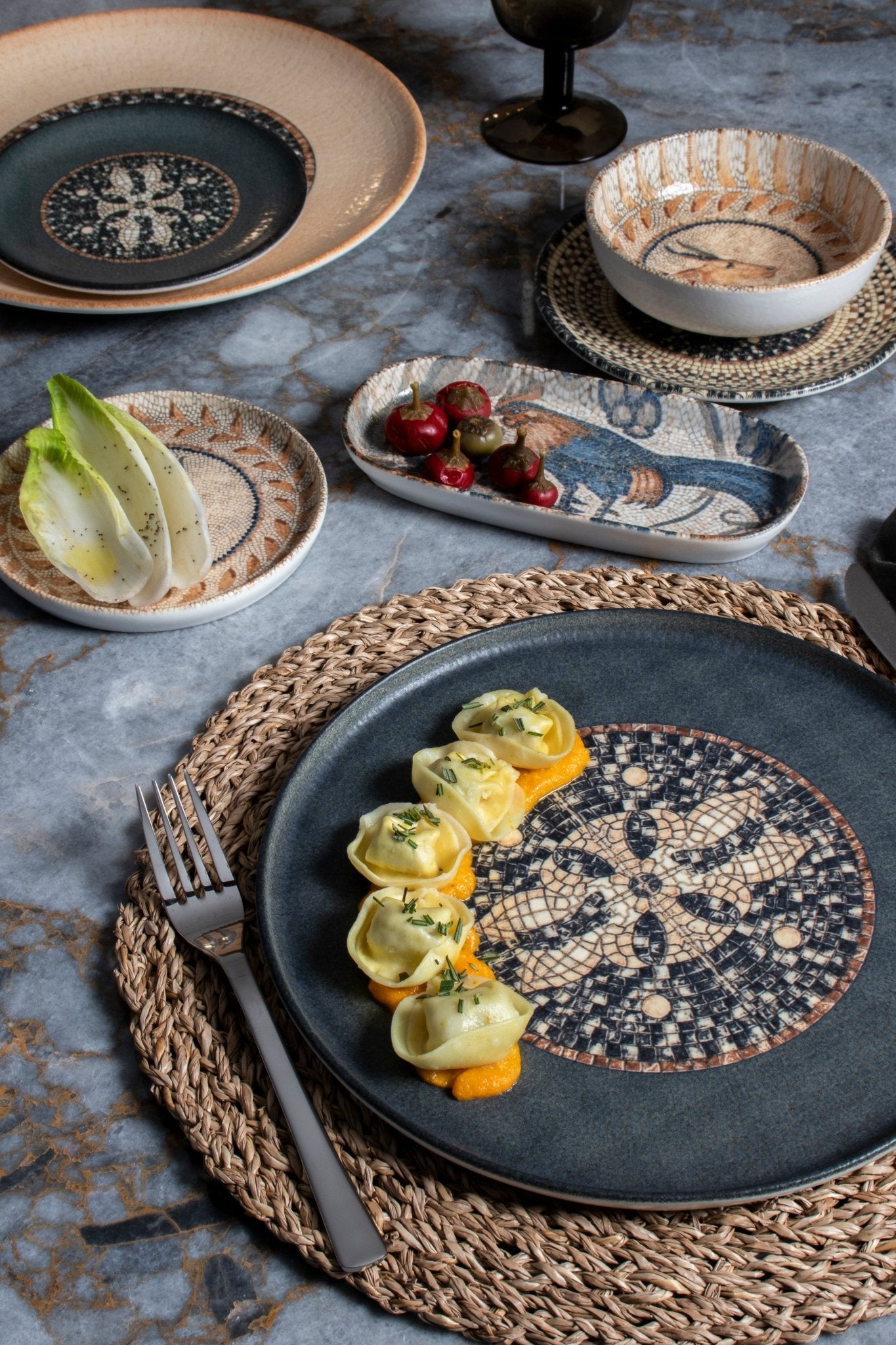 Bonna Mesopotamia dinnerware Set - 24 pieces - 6 persons - Chaplinhome ...