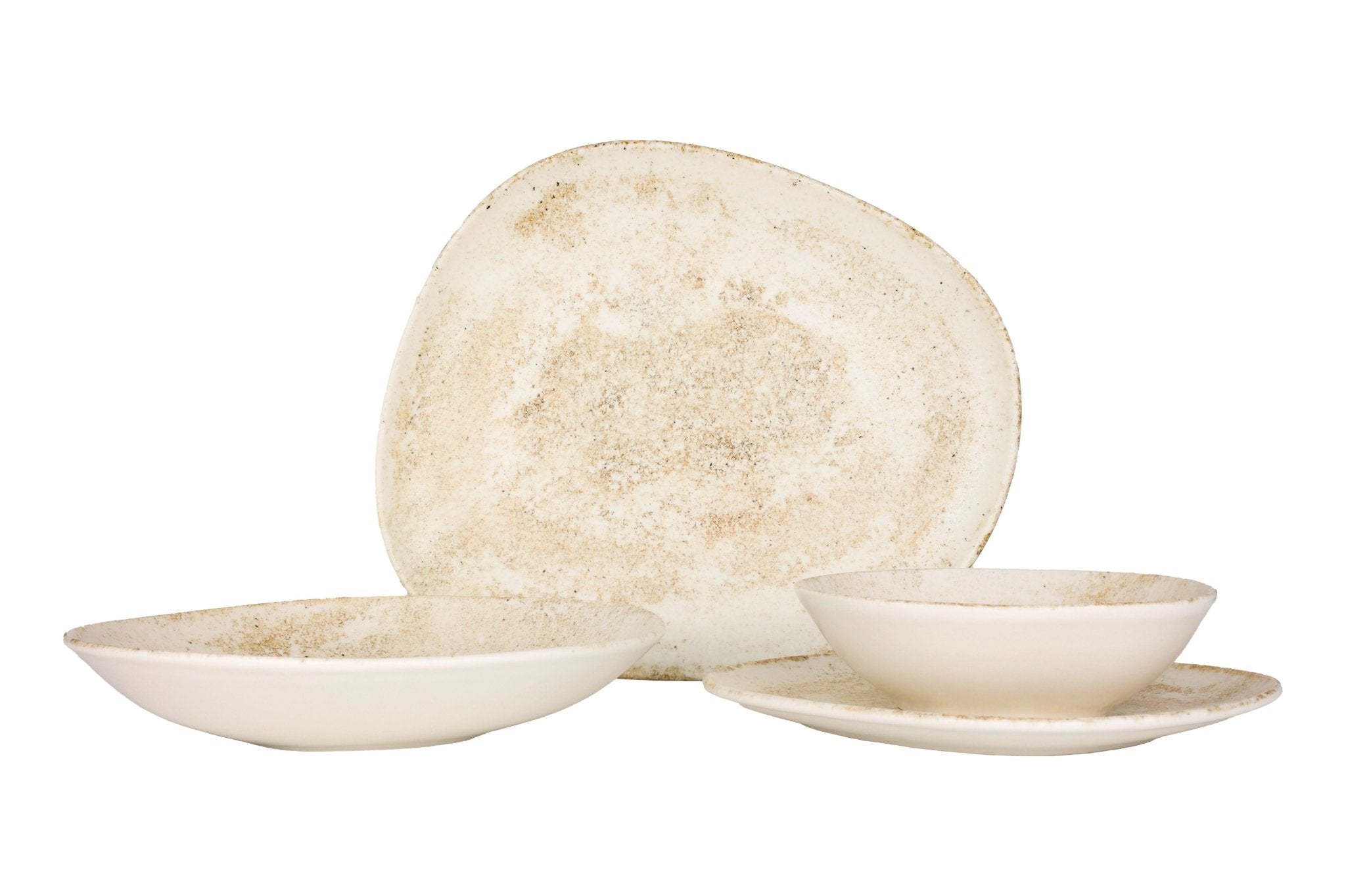 Bonna Nacrous oval dinnerware Set - 24 pieces - 6 persons - Chaplinhome ...