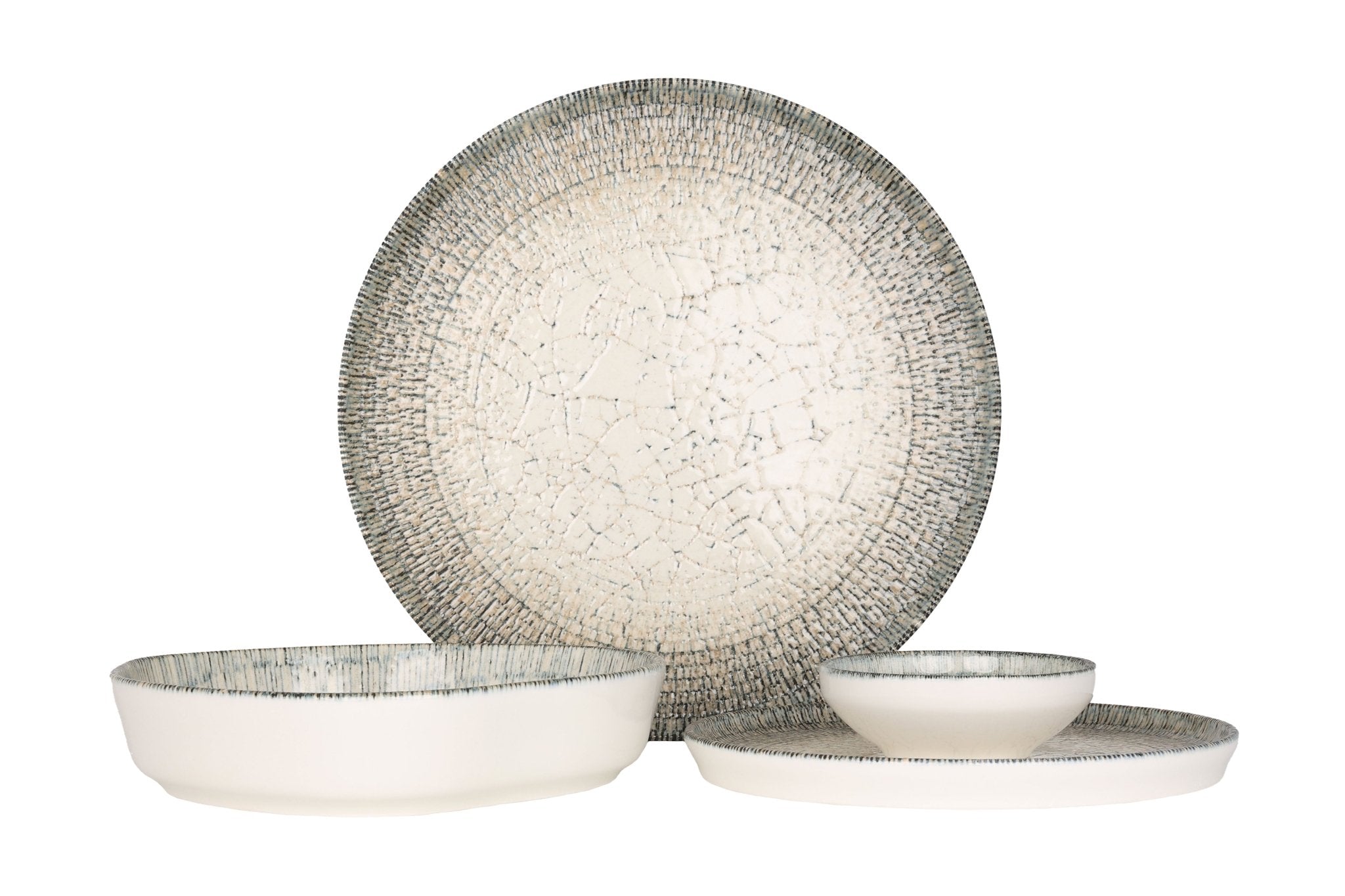 Rinart Olmeca dinnerware Set - 24 pieces - 6 persons - Chaplinhome ...