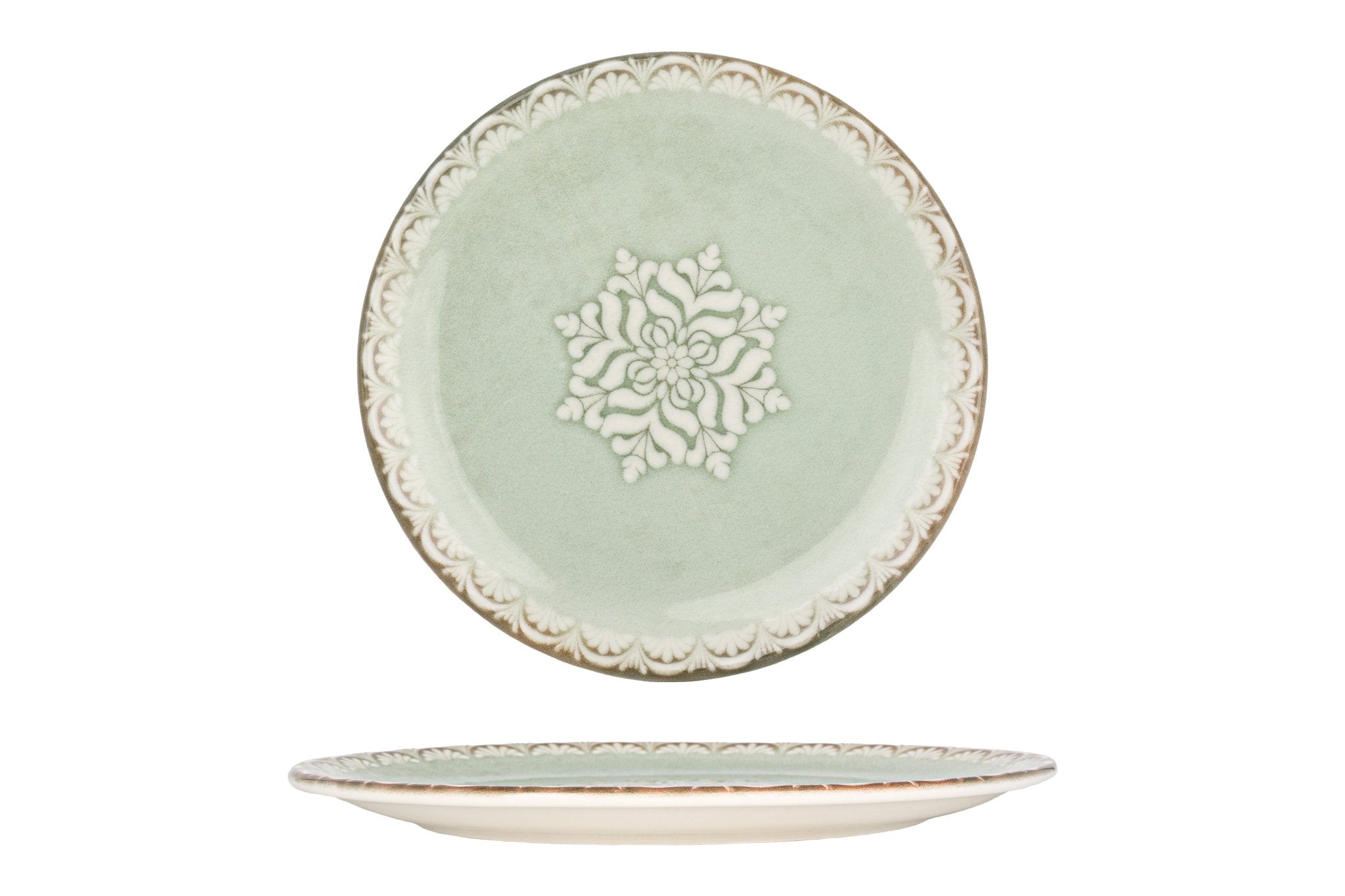 By Bone Rome 30 cm Dinner Plate – Large Porcelain Plate – Chaplin Home