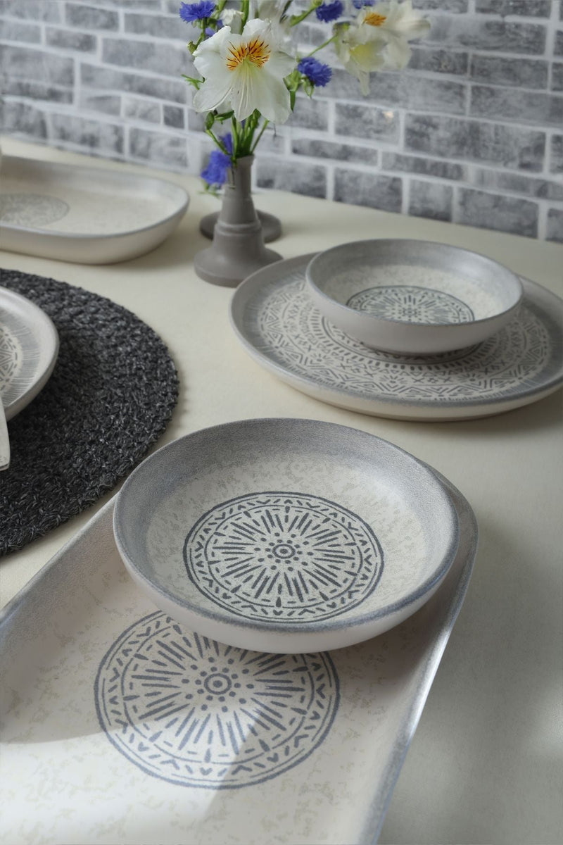 Keramika Stone Breakfast Set 10 pieces – 4 Persons – Chaplin Home