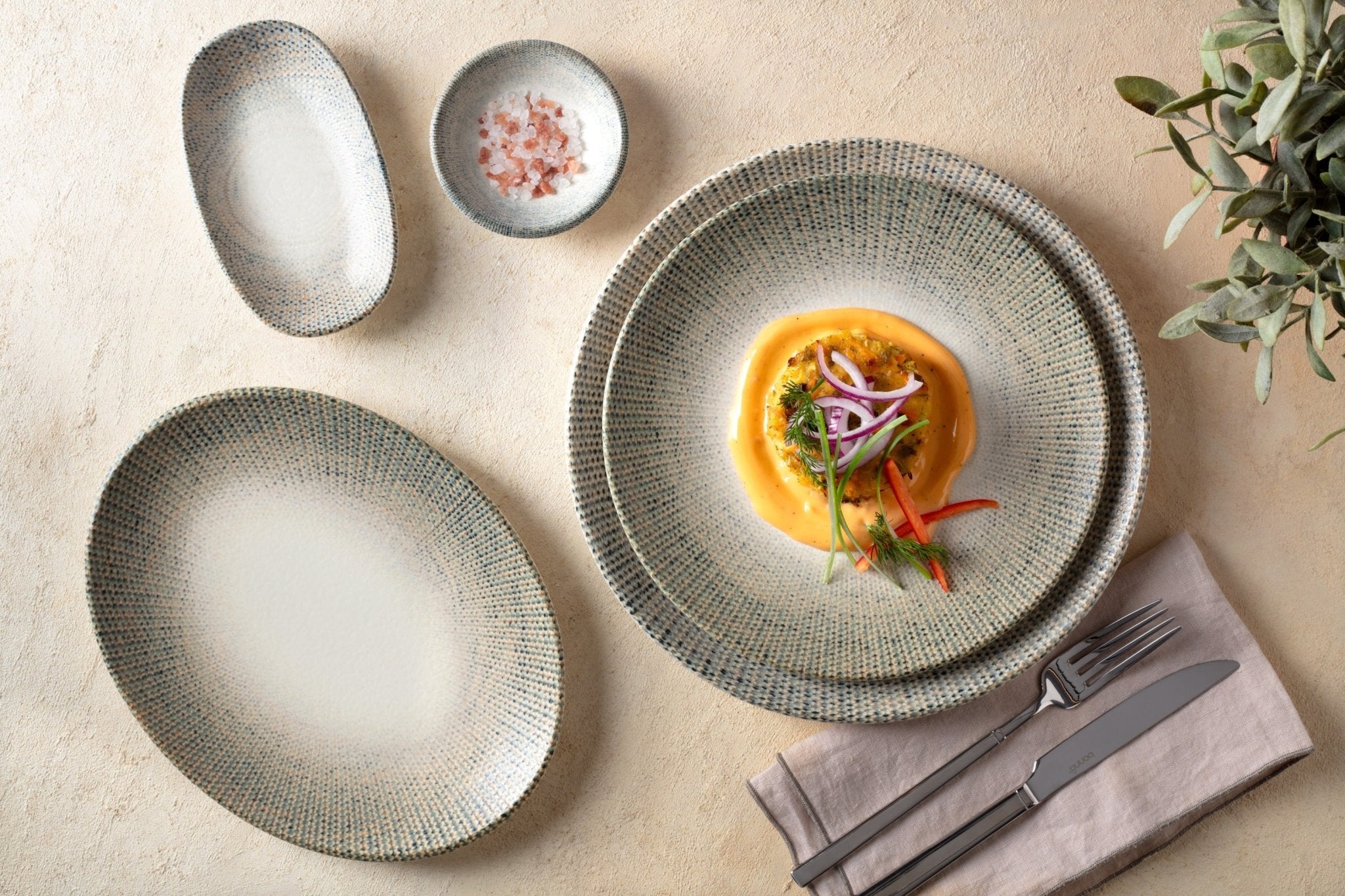 Bonna Sway dinnerware Set - 24 pieces - 6 persons - Chaplinhome ...