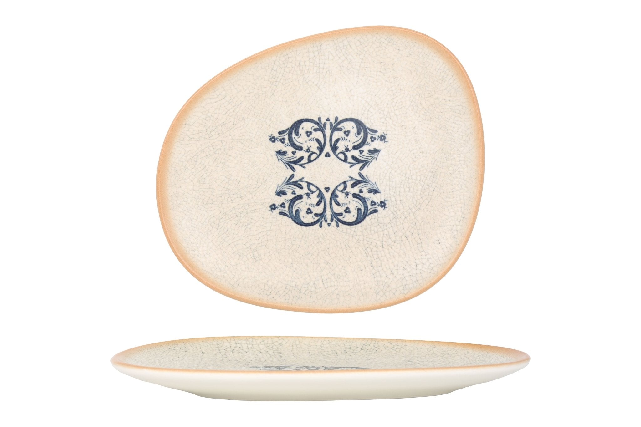 Bonna premium porcelain - Viento - flat plate 24 cm - Oval ...